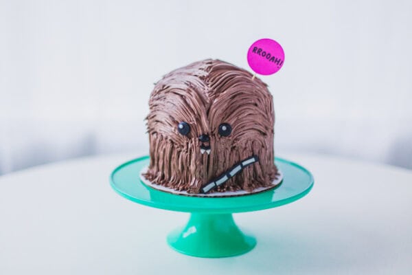 Kawaii Chewbacca Cake - Coco Cake Land - Cake Tutorials, Cake ...
